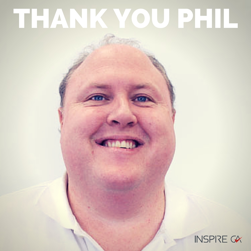 Thank you Phil - A year of new beginnings!